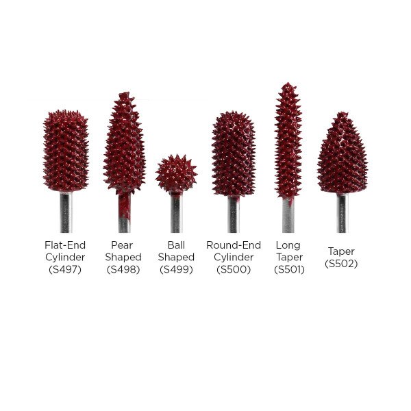 Hedgehog Bur Round-End Cylinder | DC Dental