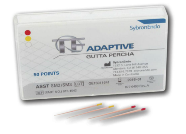 TF Adaptive Gutta Percha Asst SM2&3 50/Pk | DC Dental