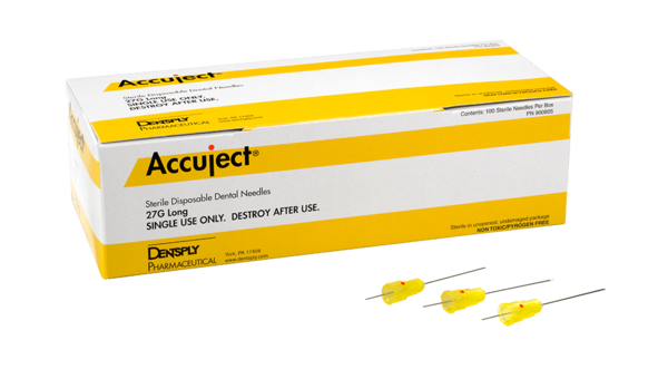 Accuject 27G Long Needle 100/Pk | DC Dental
