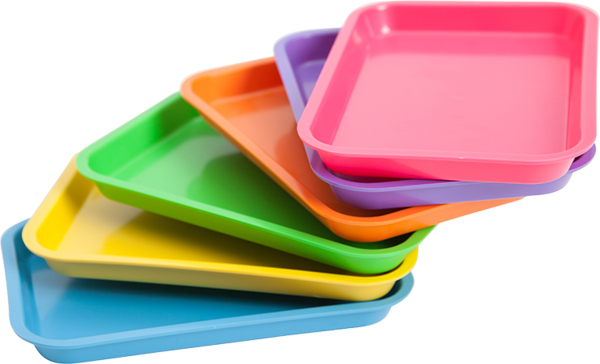 Mini Tray Plastic Pink | DC Dental