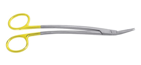 Dean Scissor 7'' Angled Carbide | DC Dental