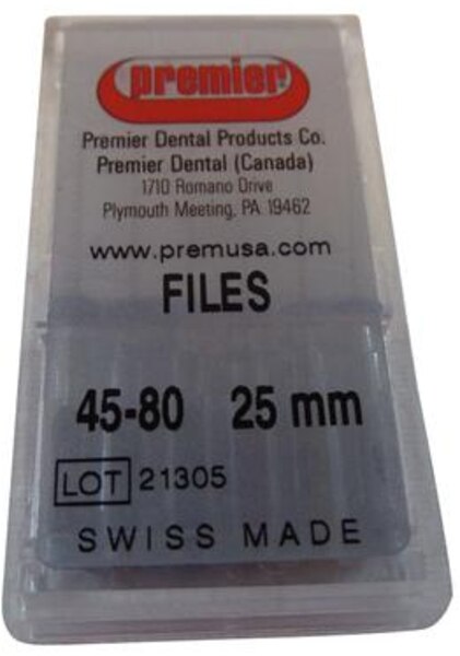 K-File 25mm 6/Pk #45-80 | DC Dental