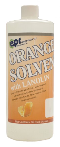 Orange Solvent Quart Bottle | DC Dental