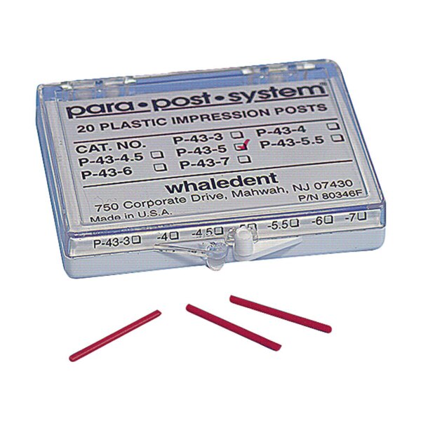 ParaPost Plastic Post P43-4 Yellow 20/Pk | DC Dental