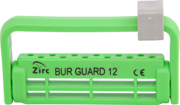 Steri-Bur Guard 12 Hole Neon Green Ea | DC Dental