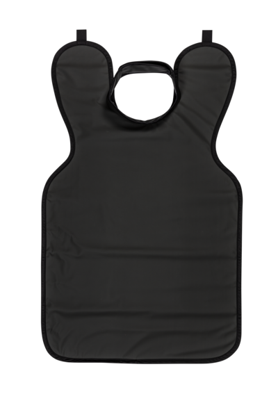 Soothe-Guard Adult Apron w/Extended Collar .35mm Charcoal | DC Dental